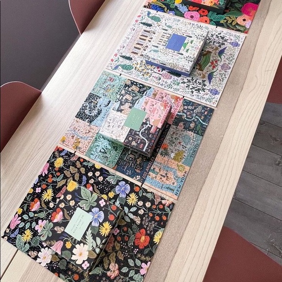 Anthropologie | Games | Rifle Paper Co Maps Art 50 Piece Jigsaw Puzzle ...